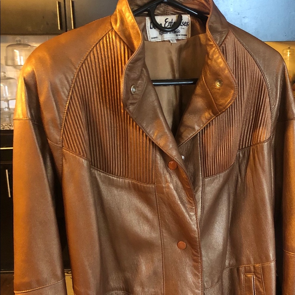 Bronze Leather Jacket - Gem